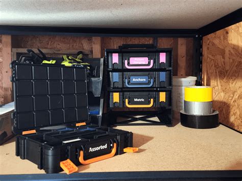 gridstack modular multi box storage system [parametric] r 3dprinting