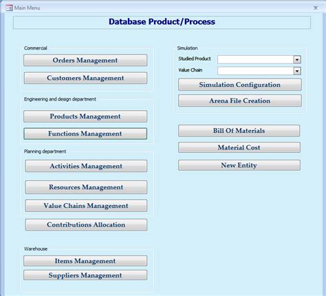 vcs database user interface download scientific diagram