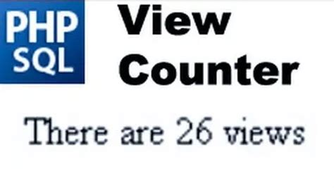 How To Create A Simple View Counter With Php And Mysql Php Wonderhowto