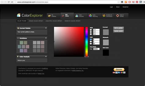 Color Palette Picker 59 Photo