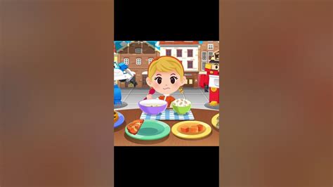 로보카 폴리와 밥 먹자 로보카폴리 폴리 폴리게임 Youtube