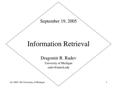 Ppt Information Retrieval Powerpoint Presentation Free Download Id 5198224