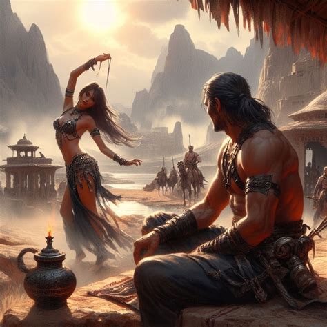 Download Belly Dancing Woman Nature Royalty Free Stock Illustration