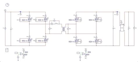 Schematic Of The Dab Model In Psim® For The Sps Modulation Download