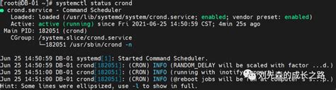 Linux 定时任务执行脚本详细版 墨天轮