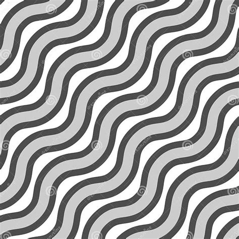 Vector Seamless Texture Repeating Pattern Of Wavy Lines In Different