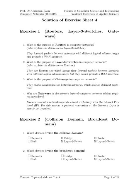 Computernetworksws1819exercisesheet04solution Pdf Ip Address