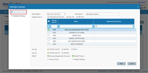 Report Scheduler Feature Automate Reports For Convenience Fingertec Technical Blog