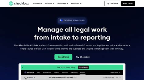 checkbox ai intake and workflow automation platform for legal teams