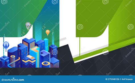 Modern Futuristic Gradient Geometric Background Stock Vector Illustration Of Presentation