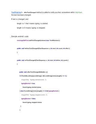 How To Build Typing Indicator In A Chat App PDF