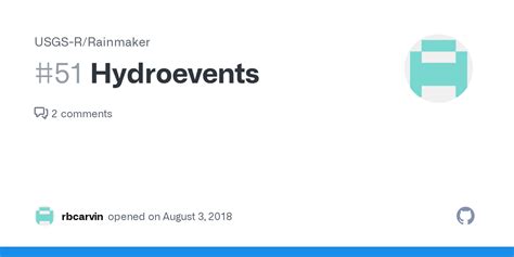 Hydroevents Issue Usgs R Rainmaker Github