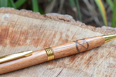 Mahogany Wood Celtic Knot Pen Handmade Wooden Pen T Ready Fast