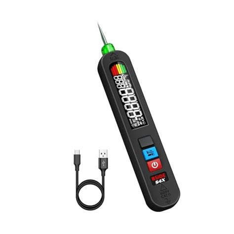 Taoohu Rechargeable Voltage Tester Pen Non Contact Voltage Detector With Contacted Measure Ac