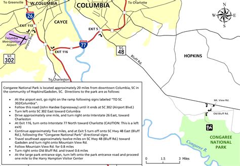 Congaree Maps Npmaps Free National Park Maps