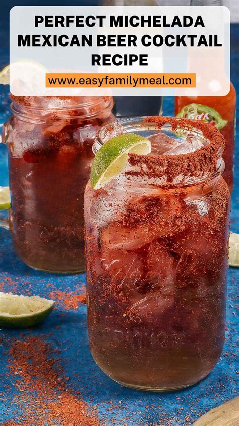 Perfect Michelada Mexican Beer Cocktail Recipe