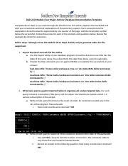 DAD Module Major Activity Docx DAD Module Four Major Activity Database