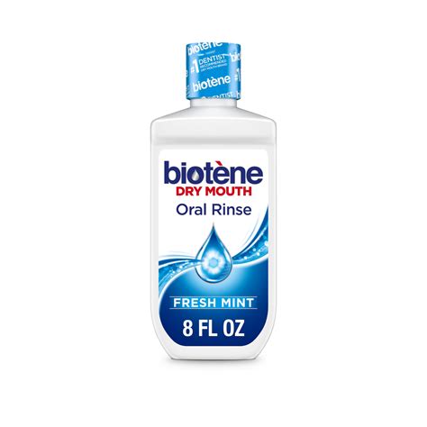 Biotenefresh Mint Moisturizing Oral Rinse Mouthwash Alcohol Free For