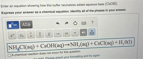 [answered] Enter An Equation Showing How This Buffer Neutralizes Added Kunduz
