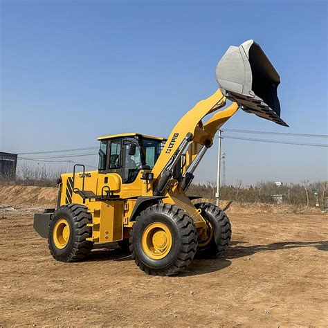 China Manufacturer Of Front Wheel Loader With 33 Cubic Bucket For Construction Project