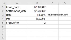 How To Use ACCRINTM Function In Excel DeveloperPublish