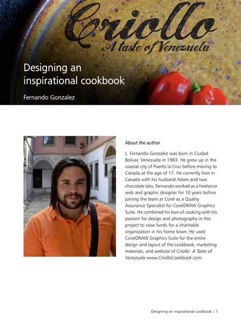 Pdf Coreldraw X7 Designing An Inspirational Cookbook Dokumentips
