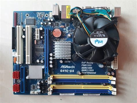 Płyta główna G41C-GS z procesorem C2D E6400. - 13765374003 - oficjalne ...