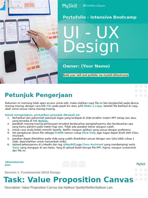 Template Mini Task Ui Ux Myskill Pdf