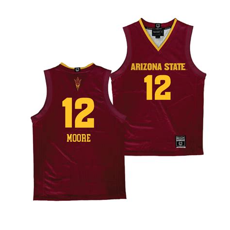 Nil Store Arizona State Womens Basketball Maroon Jersey Makayla Moore