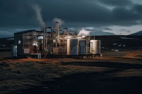 High Tech Geothermal Energy System With Sensors Controls And Other