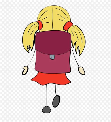 手绘背书包都女孩子png图片素材下载图片编号yoeeoexy 免抠素材网