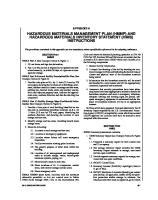 Hazardous Materials Management Plan - PDFCOFFEE.COM