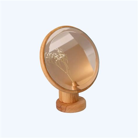 آینه چوبی رومیزی پایه دار مدل جدید شرکتی