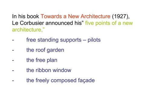 Modern Architecture Lecture 3 Ppt