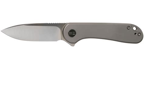 We Knife Elementum We18062x 1 Satin Gray Titanium Coltello Da Tasca
