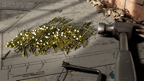 3d Model Sinker Nails Turbosquid 2059869