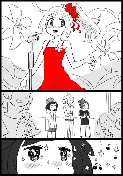 Lillie Selene Gladion And Hau Pokemon And More Drawn By Amagaeru Amapippi Danbooru