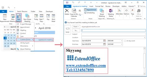 How To Automatically Insert Signature To Outlook Meeting Requests