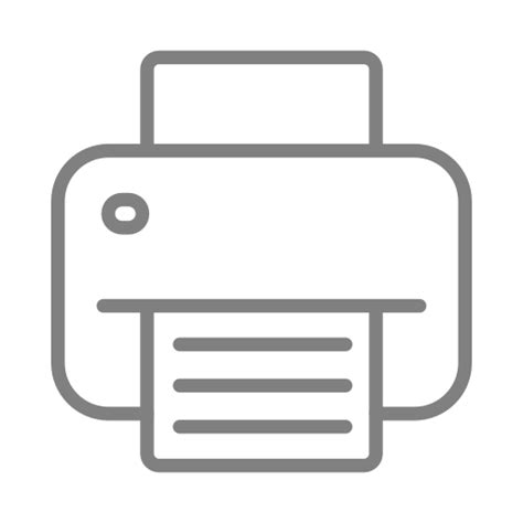 팩스 인쇄 프린터 사용자 인터페이스 및 제스처 아이콘