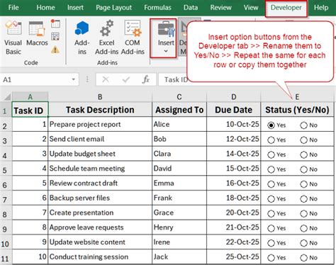 How To Add A Yes Or No Checkbox In Excel 3 Examples Excel Insider