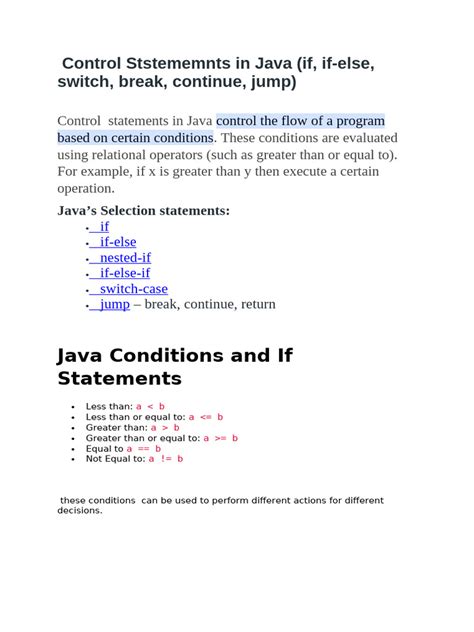 Decision Making In Java Pdf