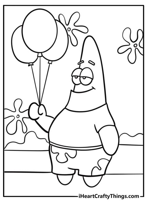 Patrick Star Coloring Pages Free To Print
