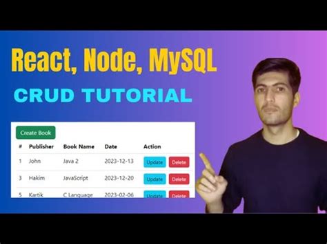 CRUD Tutorial Using React Node And MySQL For Beginner YouTube