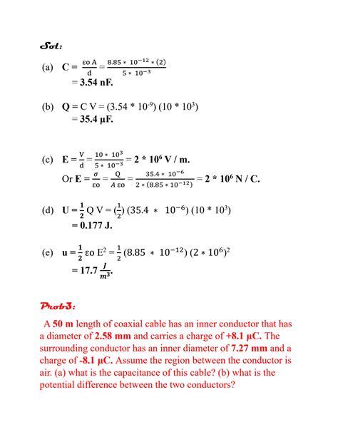 SOLUTION Problem In Capacitors Studypool