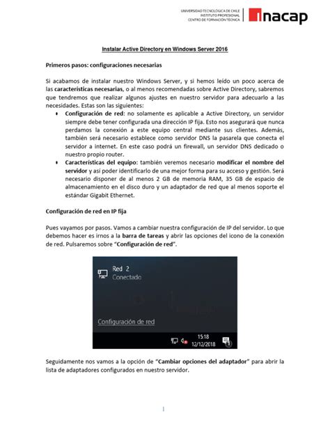 Desarrollo Actividad Ad Ds Dns Dhcp Iis Ftp Pdf Sistema De Nombres De Dominio