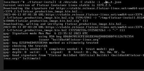 Flatcar Install Script Not Work In Alpine 317 · Issue 998 · Flatcarflatcar · Github