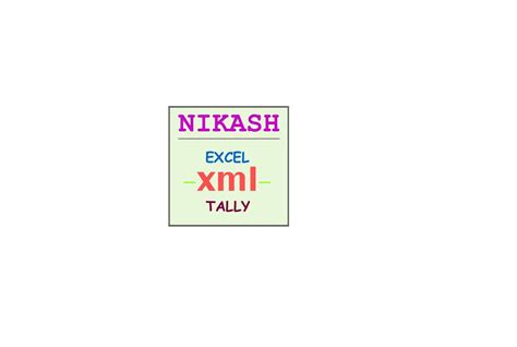 Nikash Excel To Tally Xml Converter Mumbai