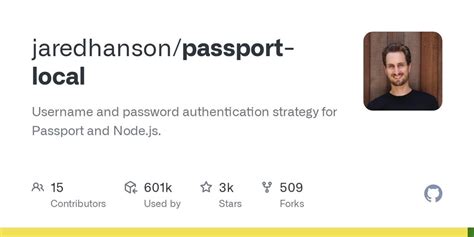 Passport Local Username And Password Authentication Strategy For
