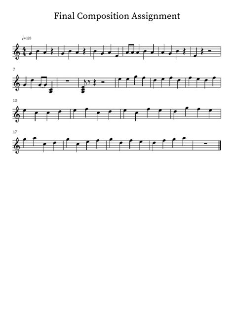 Final Composition Assignment Pdf