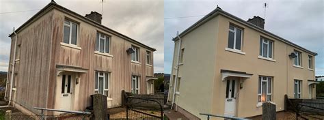 Render Before And After Red Streaks And Black Algae Leeksons